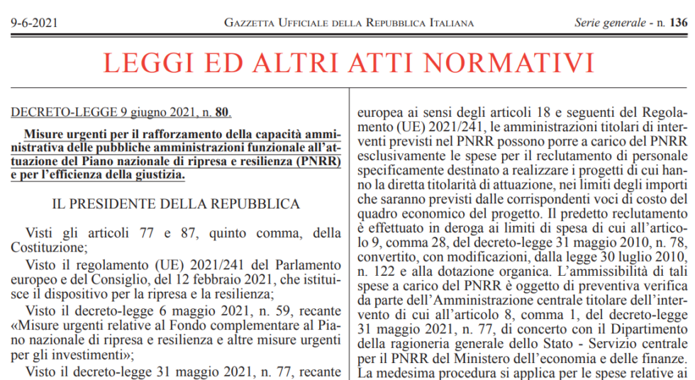 Decreto reclutamento - Lega dei Comuni
